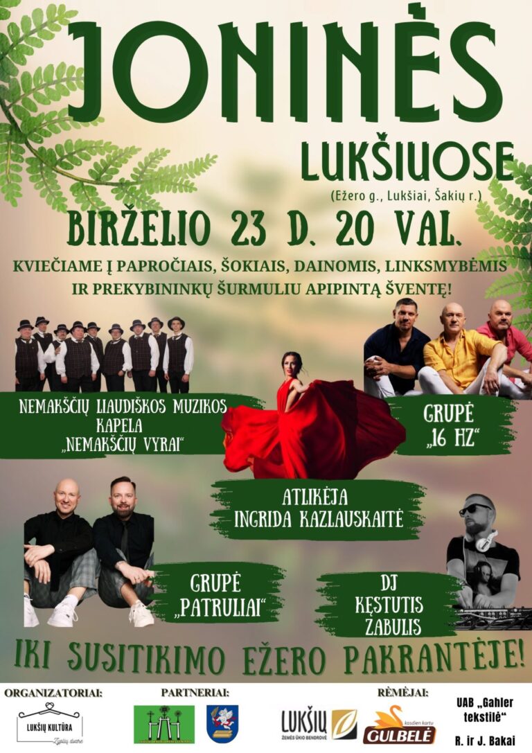 JONINIŲ ŠVENTĖ LUKŠIUOSE | Sūduvos Gidas