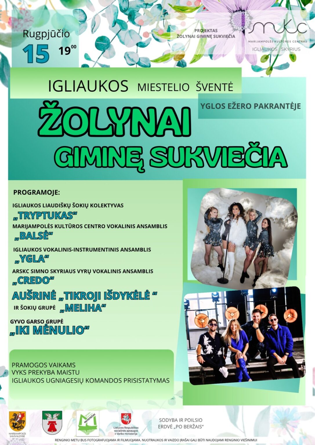 IGLIAUKOS MIESTELIO ŠVENTĖ „ŽOLYNAI GIMINĘ SUKVIEČIA“ | Sūduvos Gidas