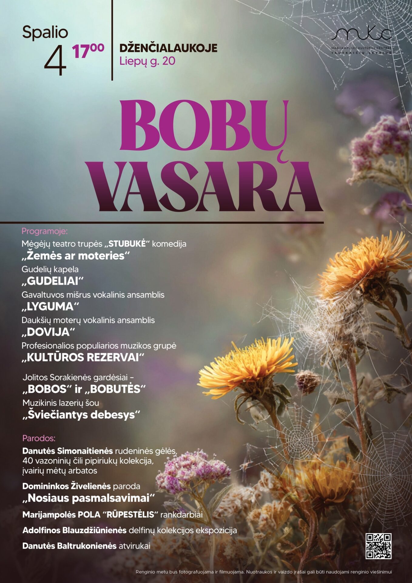 RUDENINĖ ŠVENTĖ „BOBŲ VASARA“ | DŽENČIALAUKA | Sūduvos Gidas