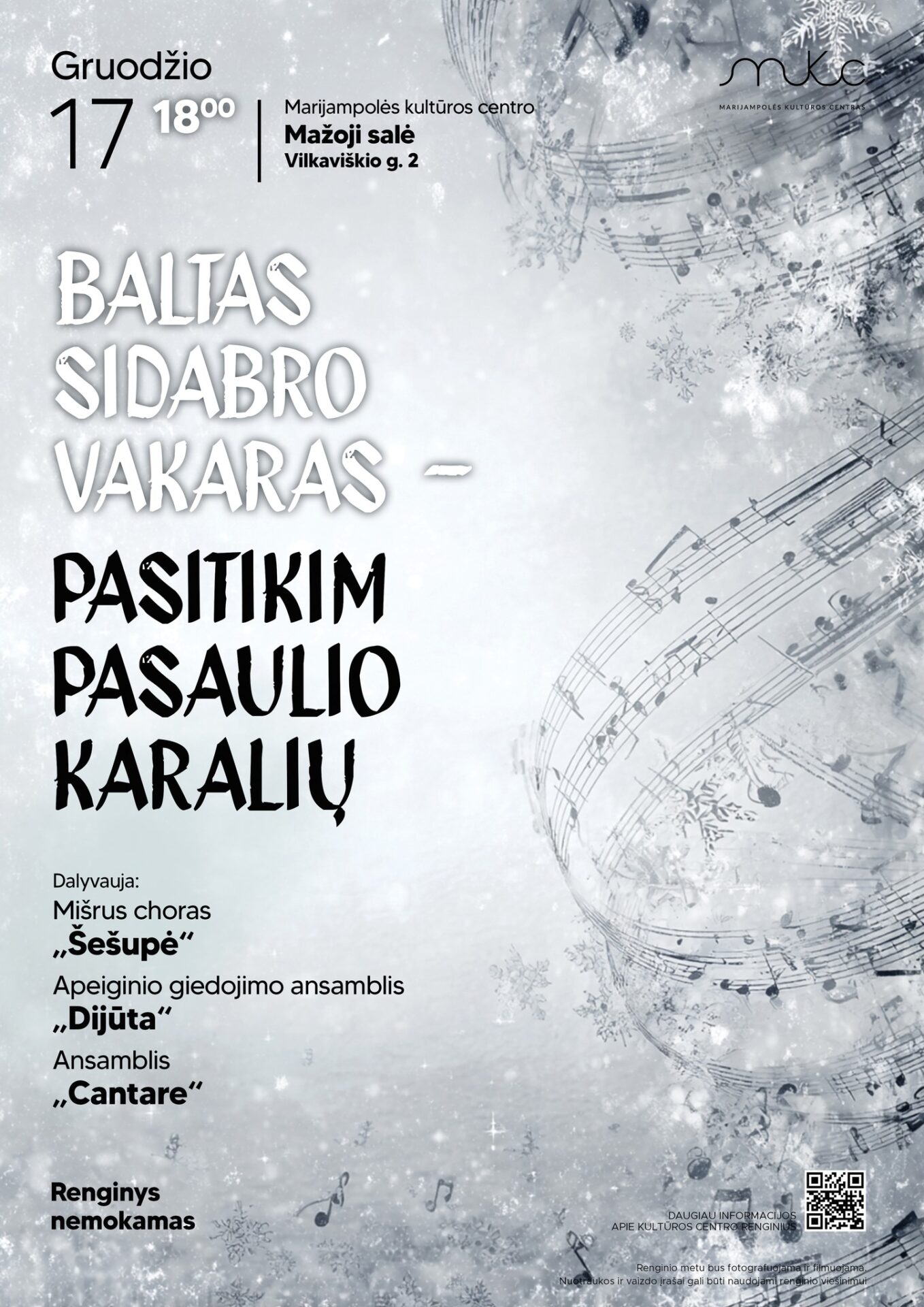 ŠVENTINIS VAKARAS „BALTAS SIDABRO VAKARAS – PASITIKIM PASAULIO KARALIŲ ...